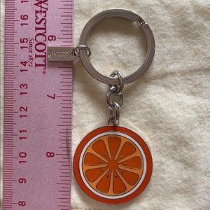 Coach | Accessories | Coach Orange Slice Keychain | Poshmark